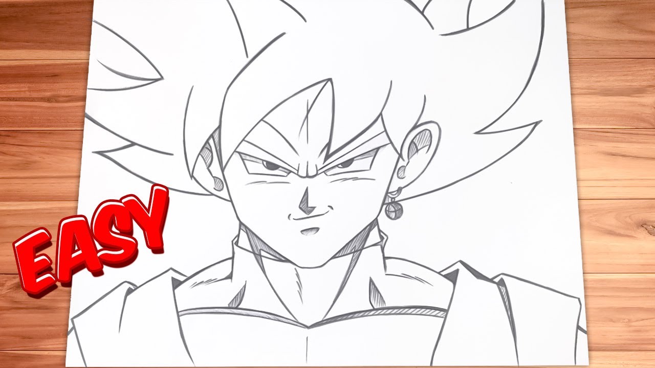 How To Draw Chibi Goku Black