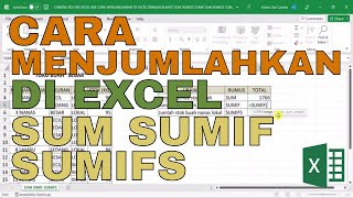 Penjumlahan Excel Dengan Kriteria Penjumlahan Excel Dengan Rumus Sumif ...