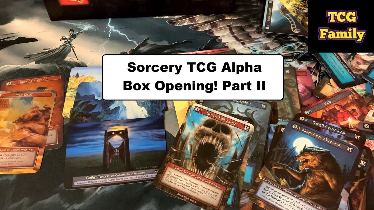 Sorcery Contested Realm Tcg Alpha Booster Box Opening P 2 2 Youtube