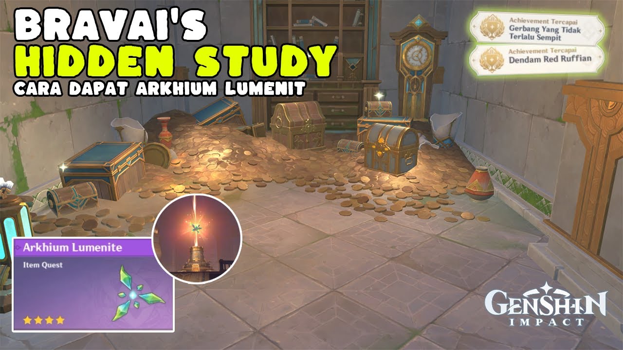Bravais Hidden Study Cara Dapat Arkhium Lumenit Genshin Impact