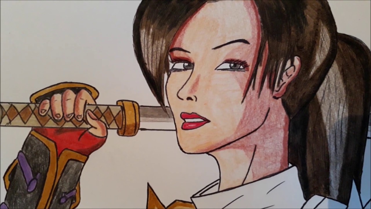 Wendel S Artwork Video 21 How To Draw Color Taki Soul Calibur