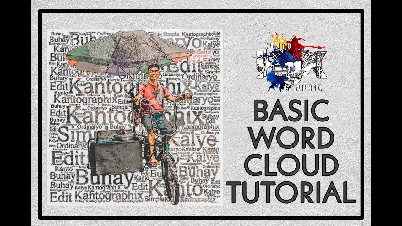 Kantographix Custom Basic Word Cloud Tutorial Picsart Wordcloud