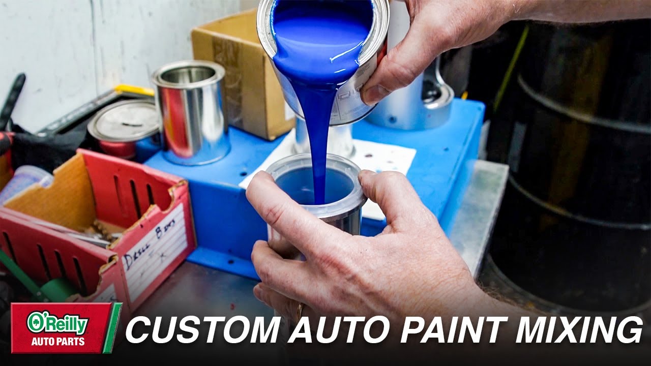 Fyi Custom Paint Mixing For Your Car Truck Or Motorcycle Youtube