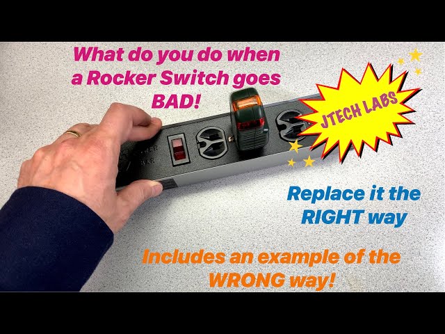 Rocker Switch Replacement Lights 12v 24v Horn Momentary Rocker Switch