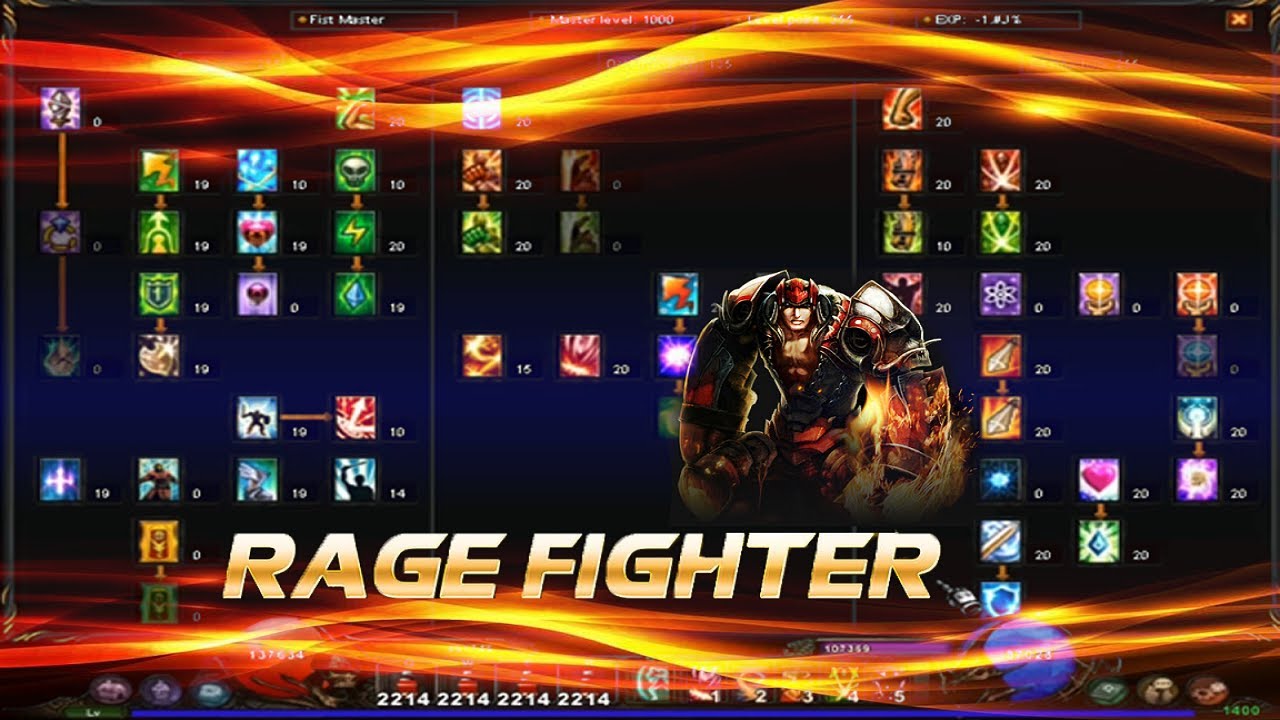 Guía Rage Figther Como Subir árbol De Poderes Para Rf Full Pvp Youtube