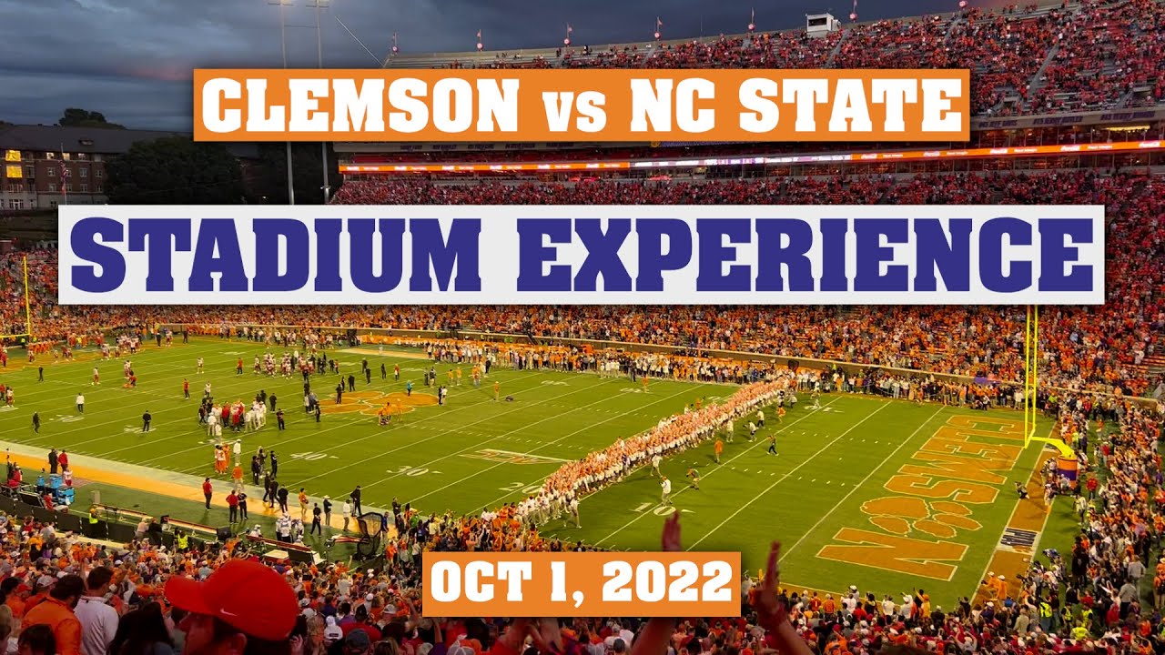 Clemson Vs Nc State Stadium Experience Sat October 1 2022 Youtube