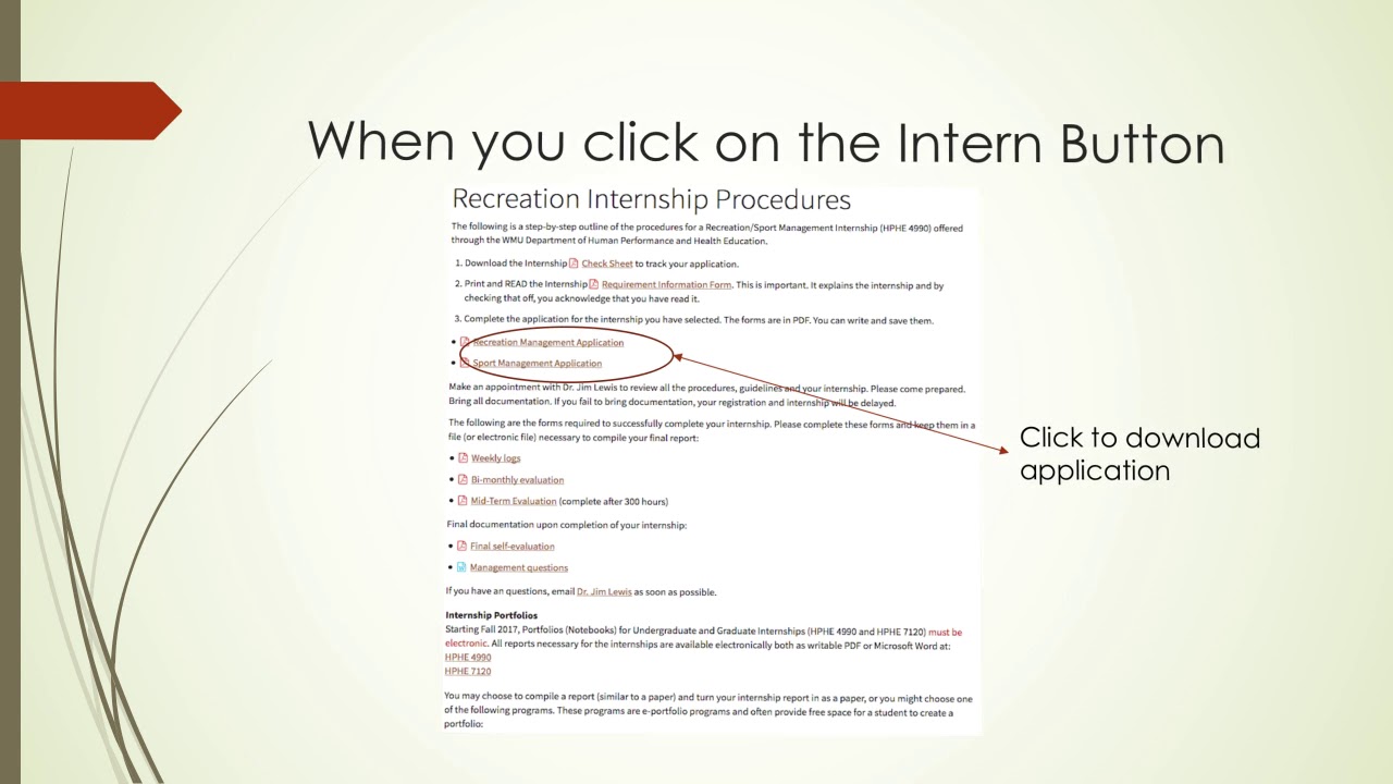 Internship Youtube
