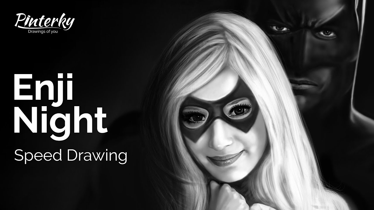 Speed Drawing Enji Night Youtube