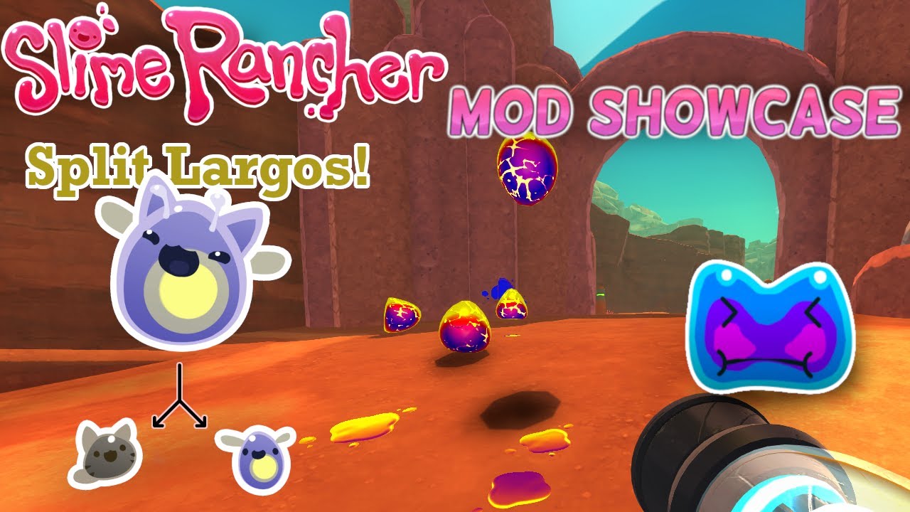 Splitter Slimes Slime Rancher Mod Showcase Youtube