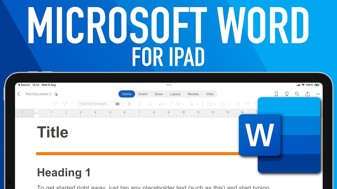 Microsoft Word On Ipad Complete Tutorial Features Guide Youtube