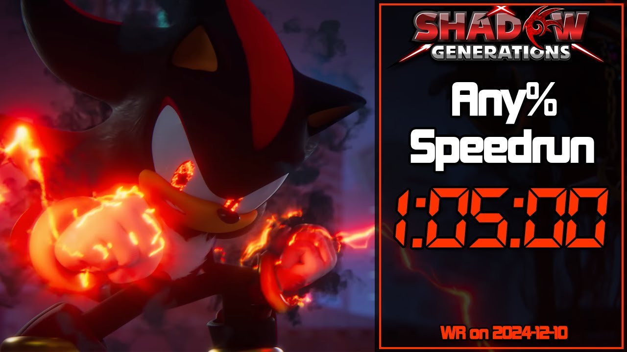 Shadow Generations Any Speedrun In 1 05 00 Youtube