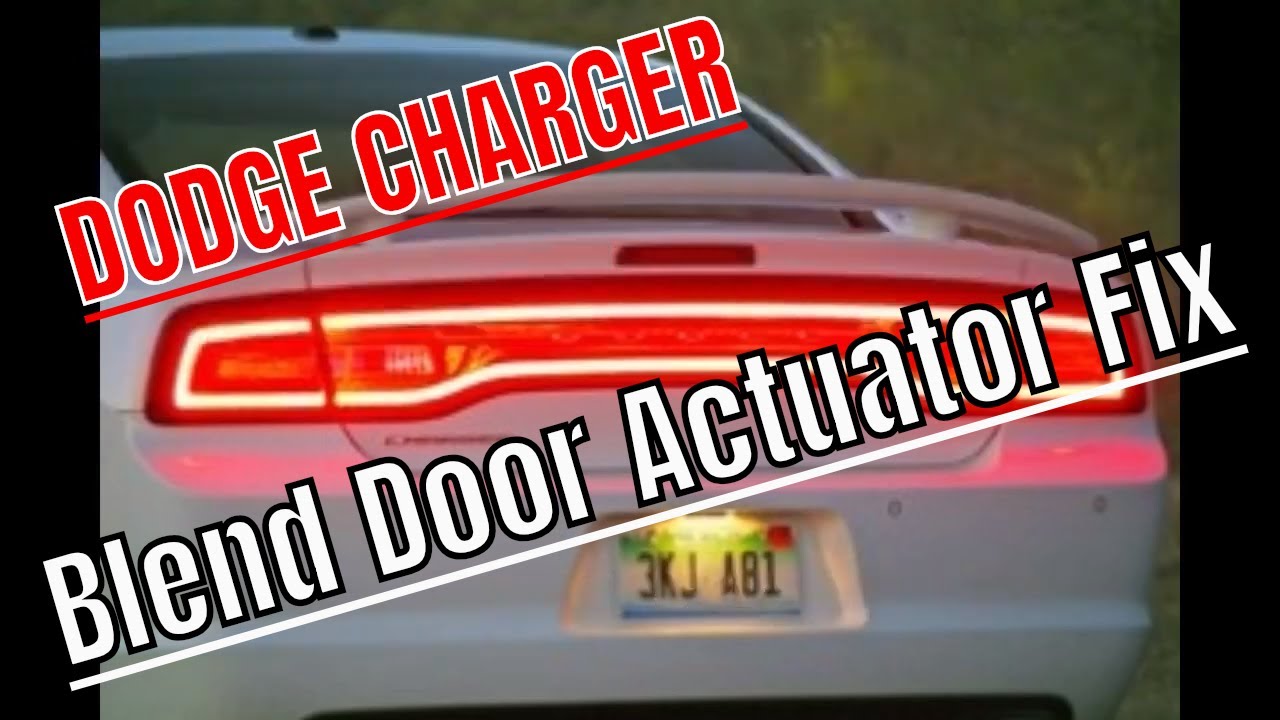 Dodge Charger Blend Door Actuator Fix Youtube