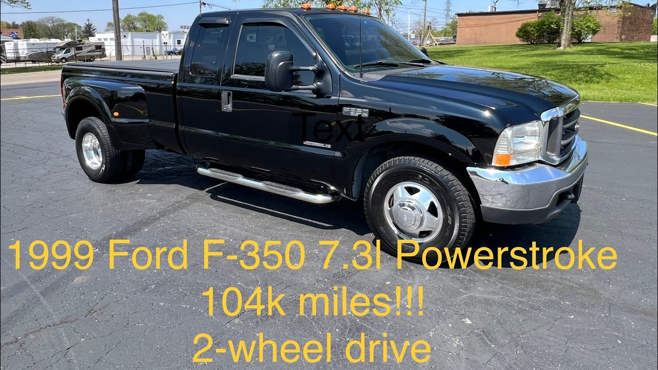 1999 Ford F 350 7 3l Powerstroke 104k Mikes Youtube