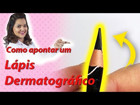 Como Apontar Lápis Dermatográfico Youtube