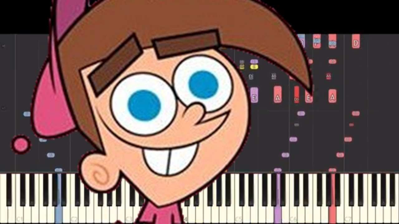 Impossible Remix Timmy Turner Theme Song Piano Cover Youtube