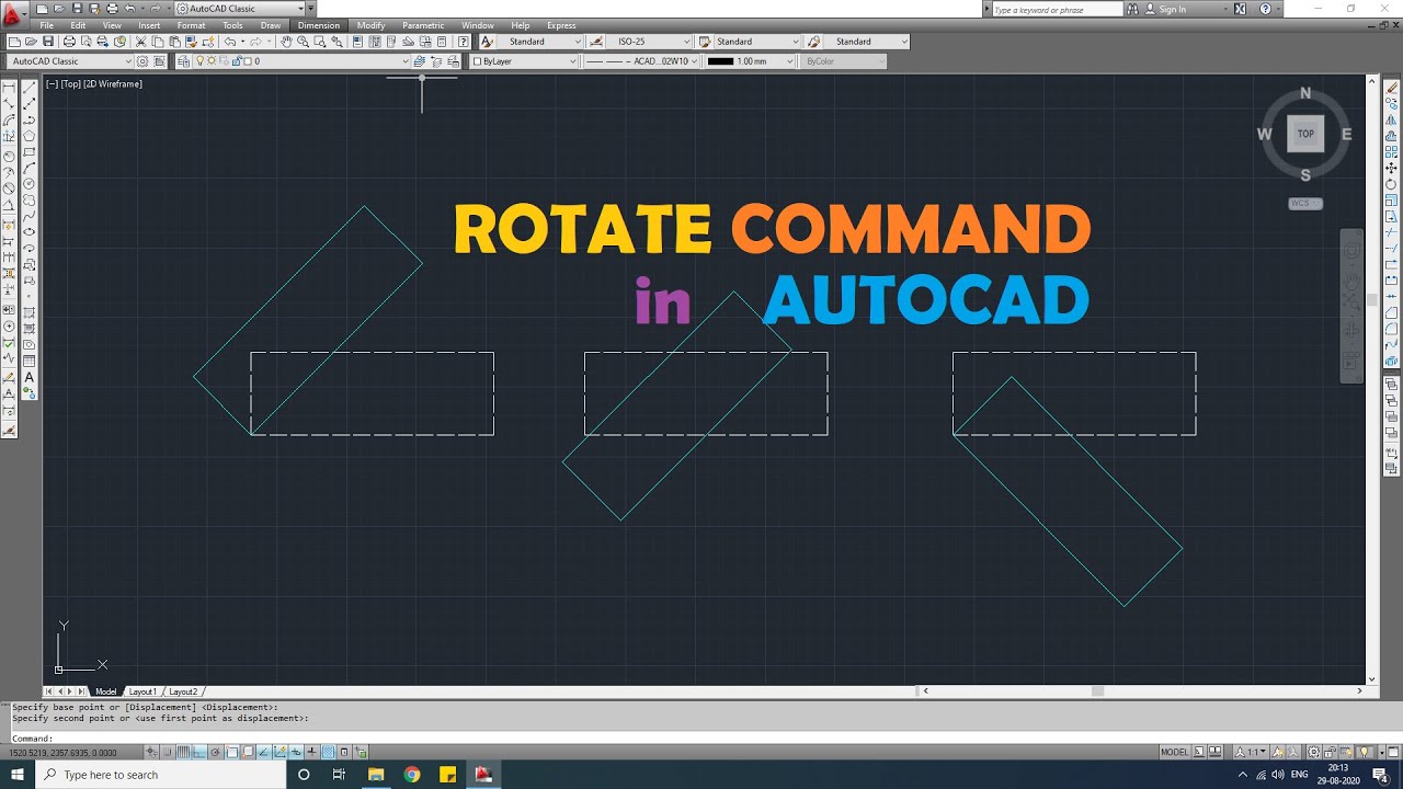 How To Rotate A 3d Drawing In Autocad Templates Sample Printables