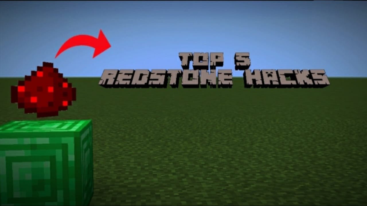 Top 5 Redstone Hacks In Minecraft Youtube