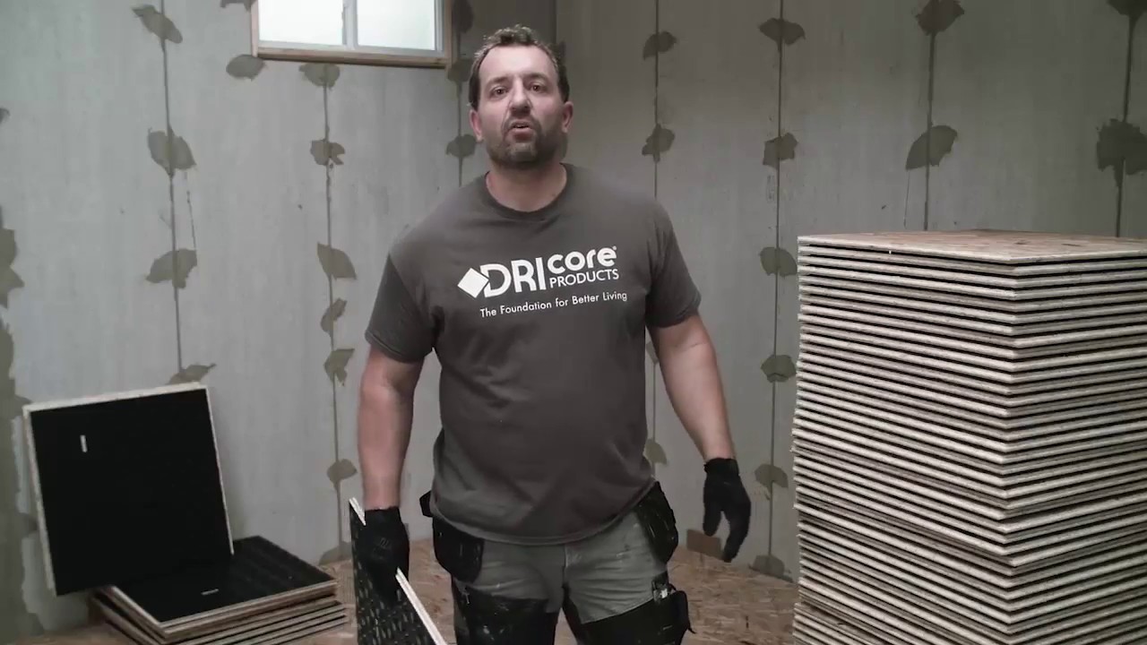 How To Install Dricore Subfloor Youtube
