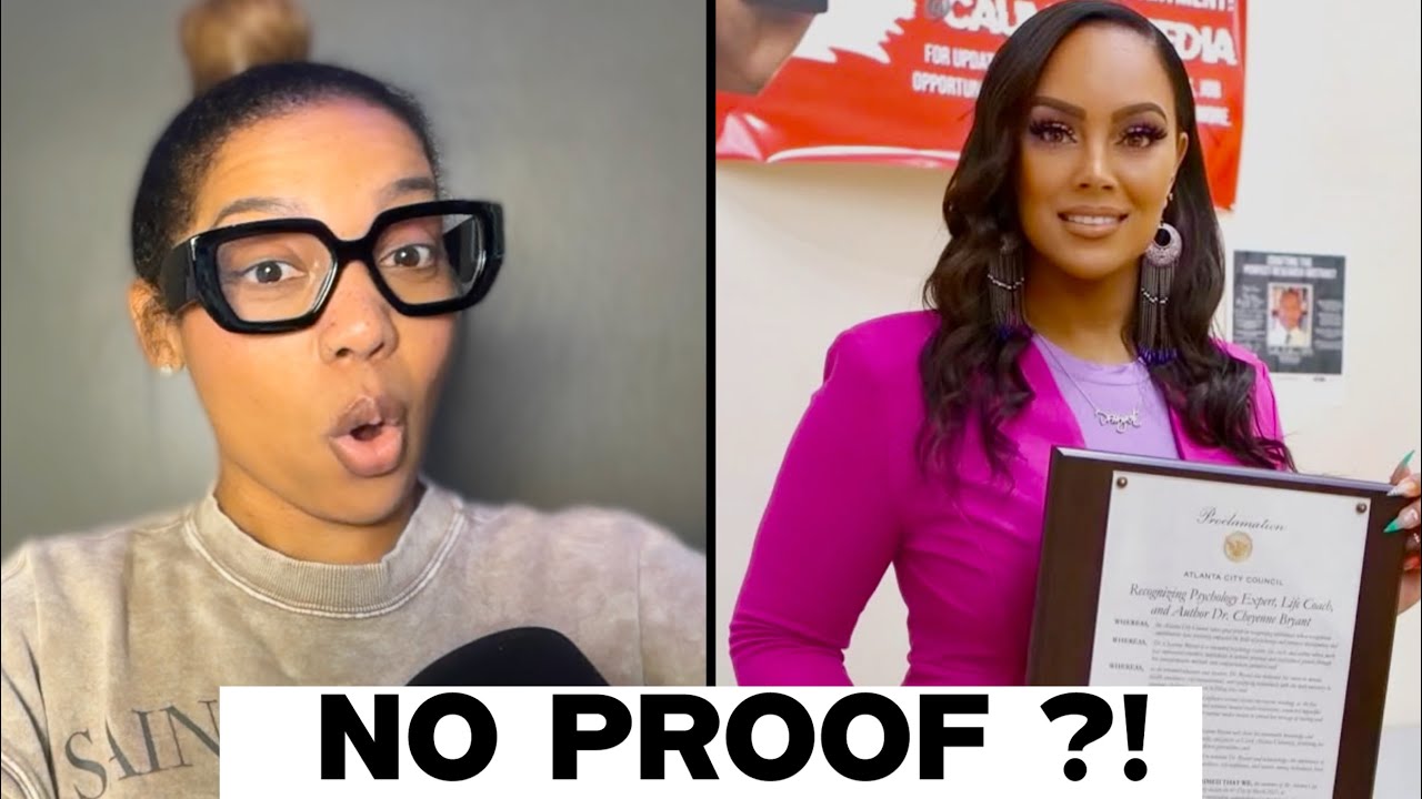 Dr Cheyenne Bryant Admits She Has No Proof Of Her Doctorate Youtube