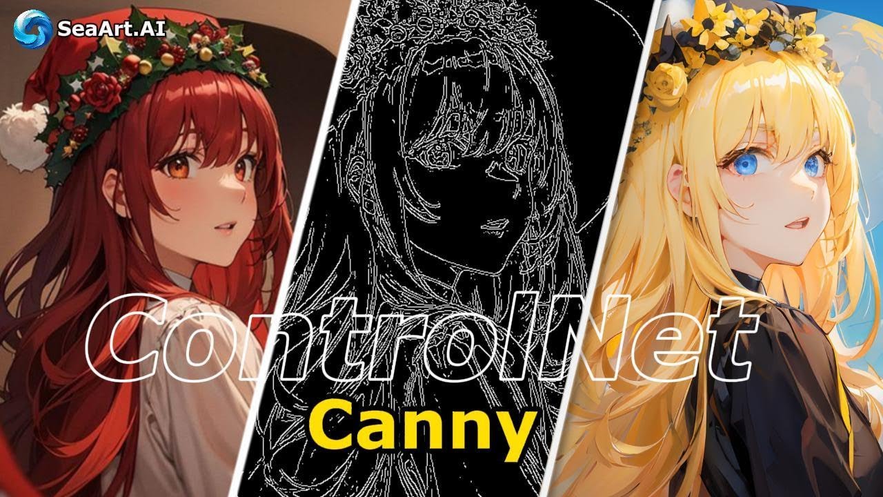 Controlnet Tutorial The Application Of Canny Youtube