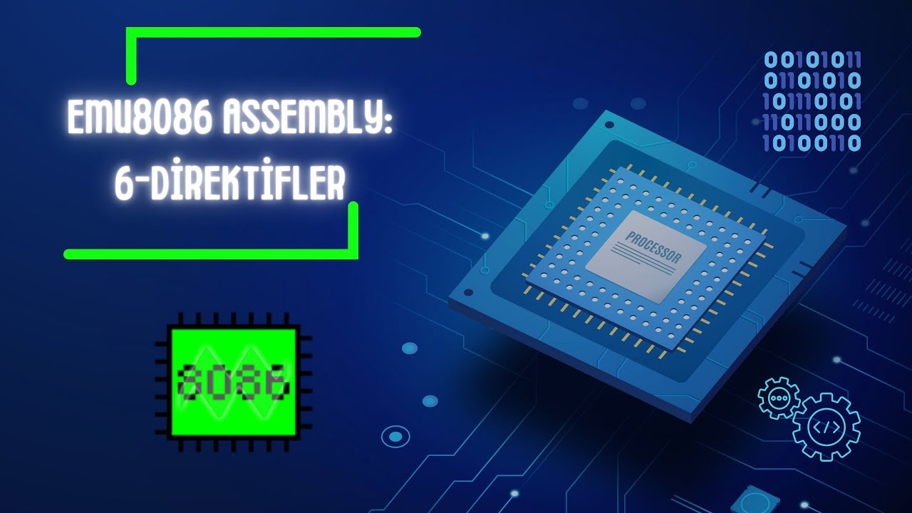 Emu8086 Assembly Programlama Di̇rekti̇fler Youtube