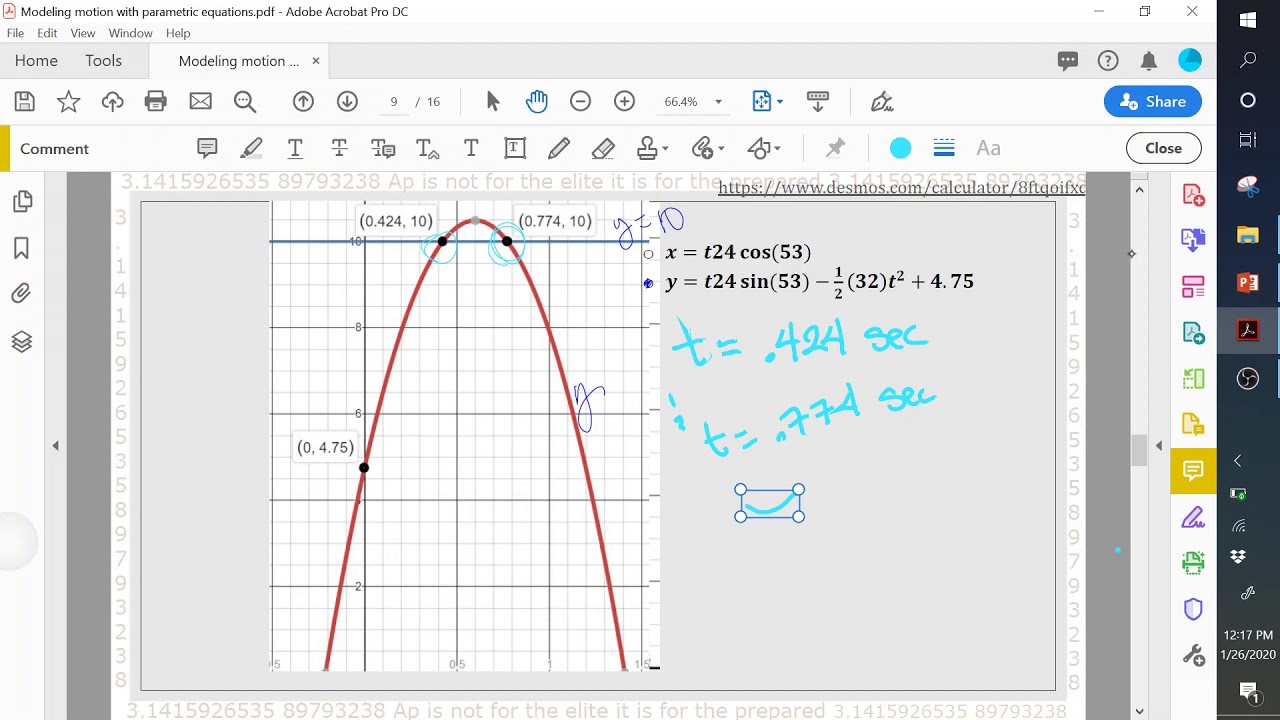 Parametric Equations Projectile Motion Problems Beersery