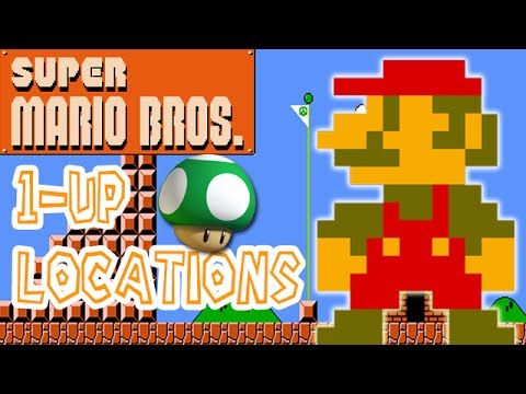 Super Mario Bros All Hidden 1 Up Locations Youtube