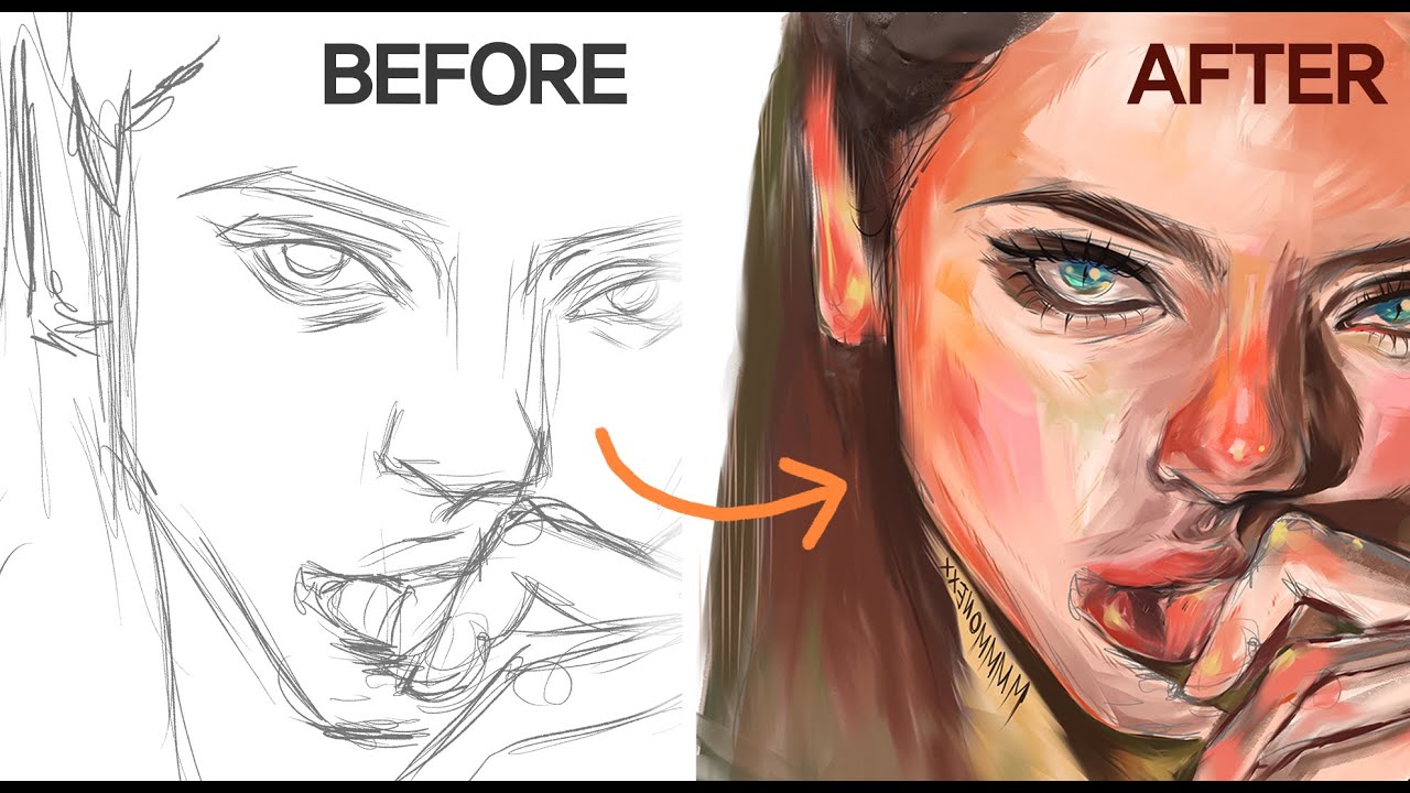 Digital Speed Painting Procreate Youtube