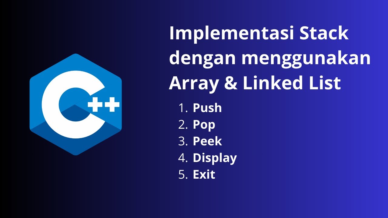 Struktur Data Stack Youtube