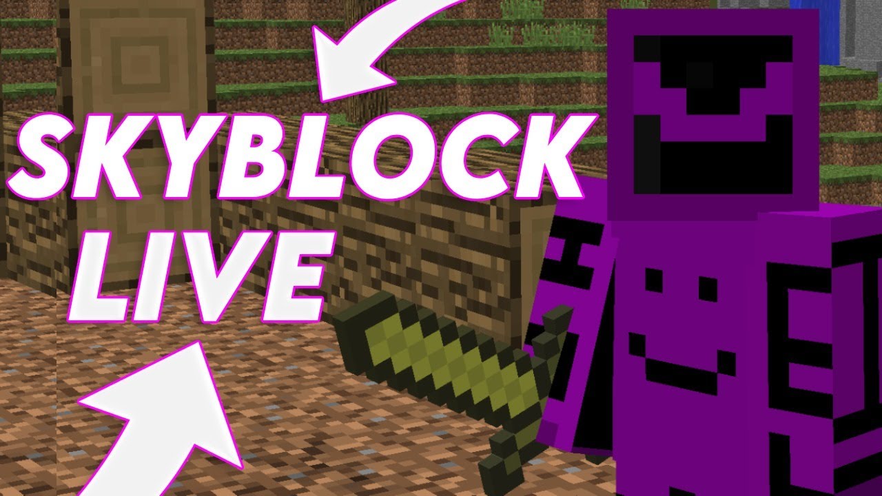 Minecraft Hypixel Skyblock Live Skyblock Chill Stream Youtube