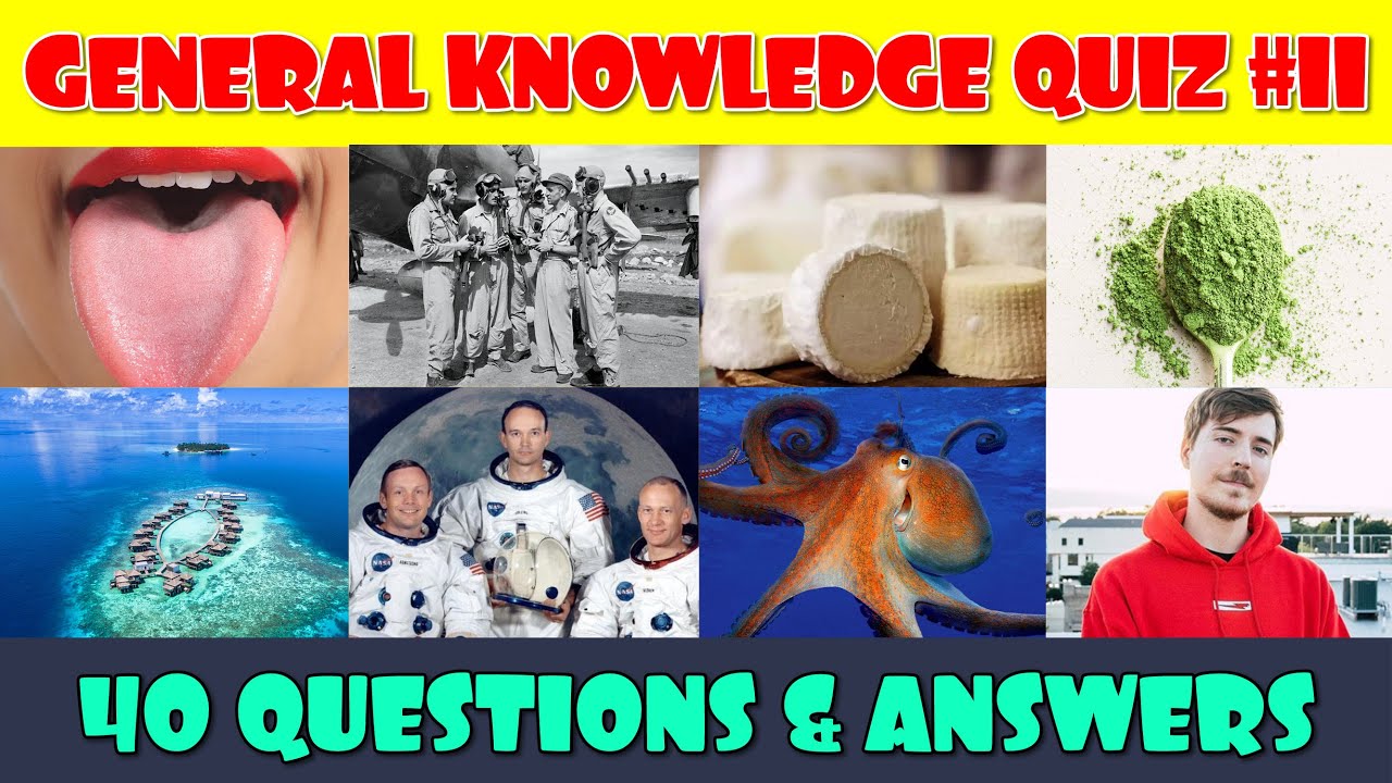 General Knowledge Trivia Quiz Part 11 Youtube