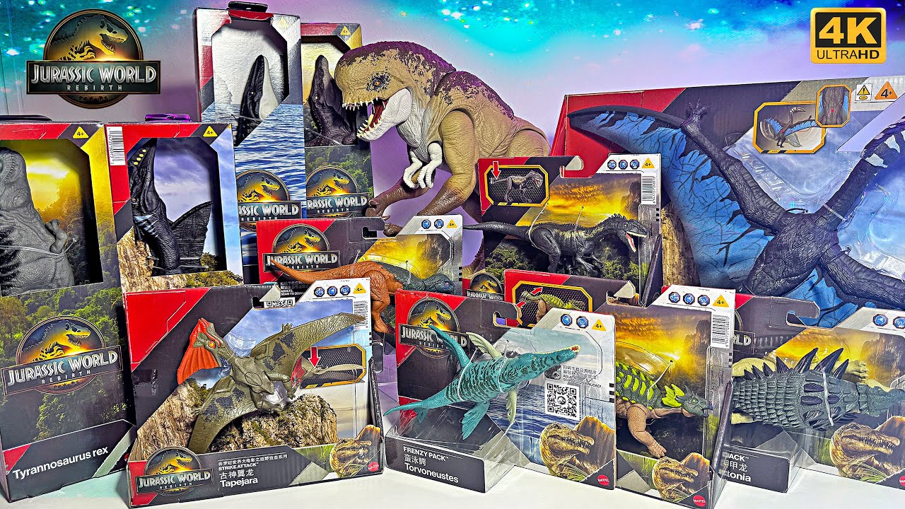 Massive 2025 New Jurassic World Rebirth Toys Unboxing Distortus Rex