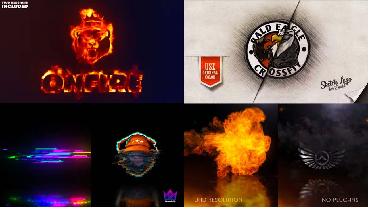 Top 10 Logo Template Free After Effects Youtube