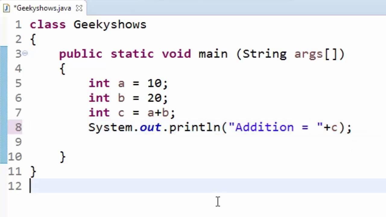 Arithmetic Operators