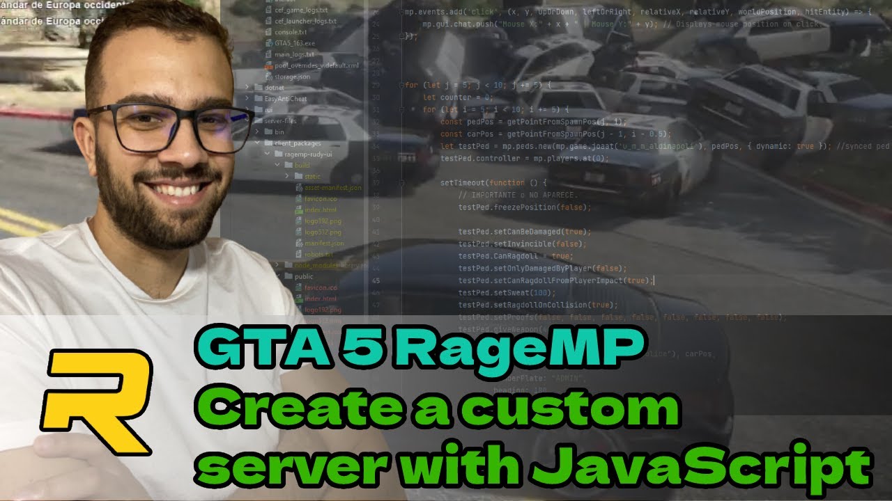 Ragemp Gta 5 Programming A Custom Server With Javascript Youtube