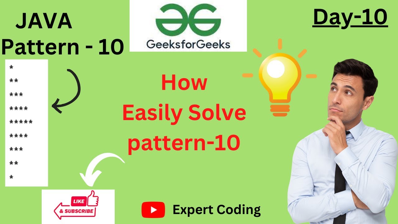 Geeksforgeeks Pattern Day10 Pattern 10 For Beginners In Java 2023