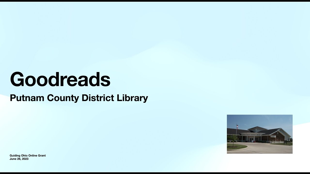 Goodreads Youtube