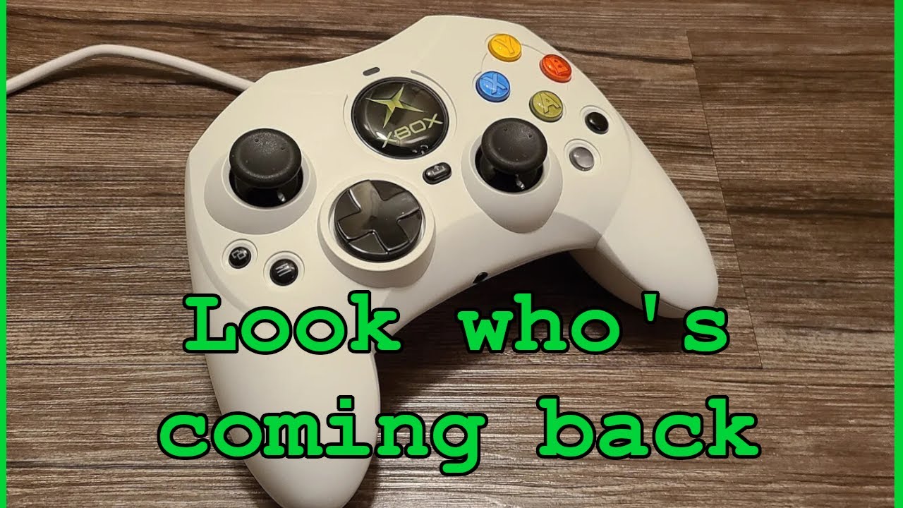 Original Xbox Controller S Is Coming Back Youtube