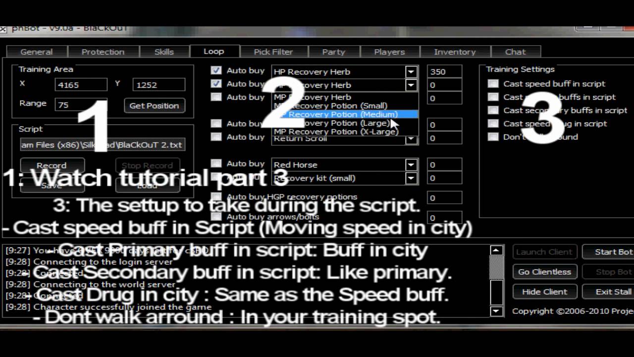 Phbot Tutorial Part 2 Youtube
