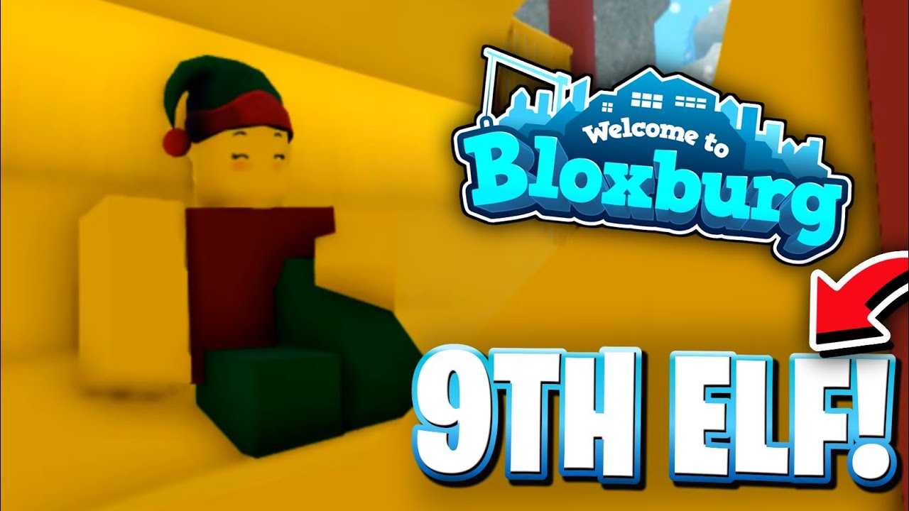 Day 9 9th Elf Location For Elf Hunt Day 9th In Bloxburg Roblox Youtube