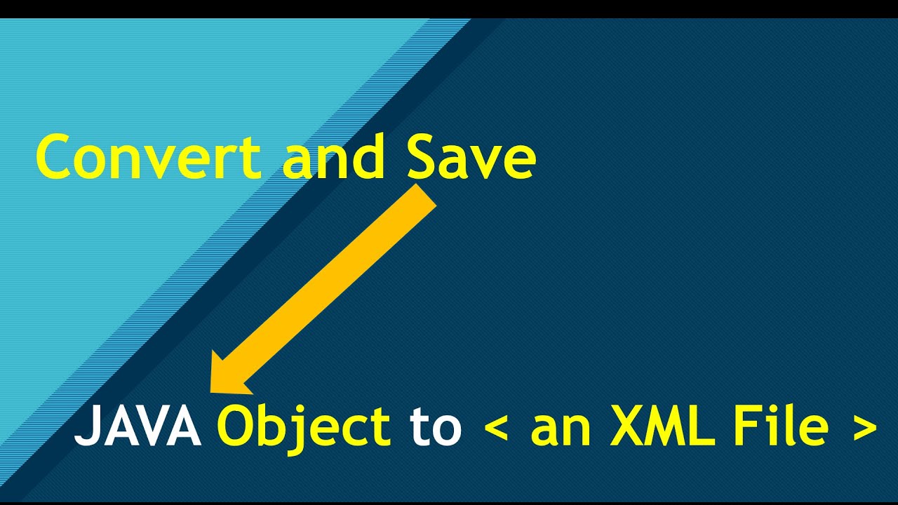 How To Convert And Save A Java Object To Xml File Using Jaxb Youtube
