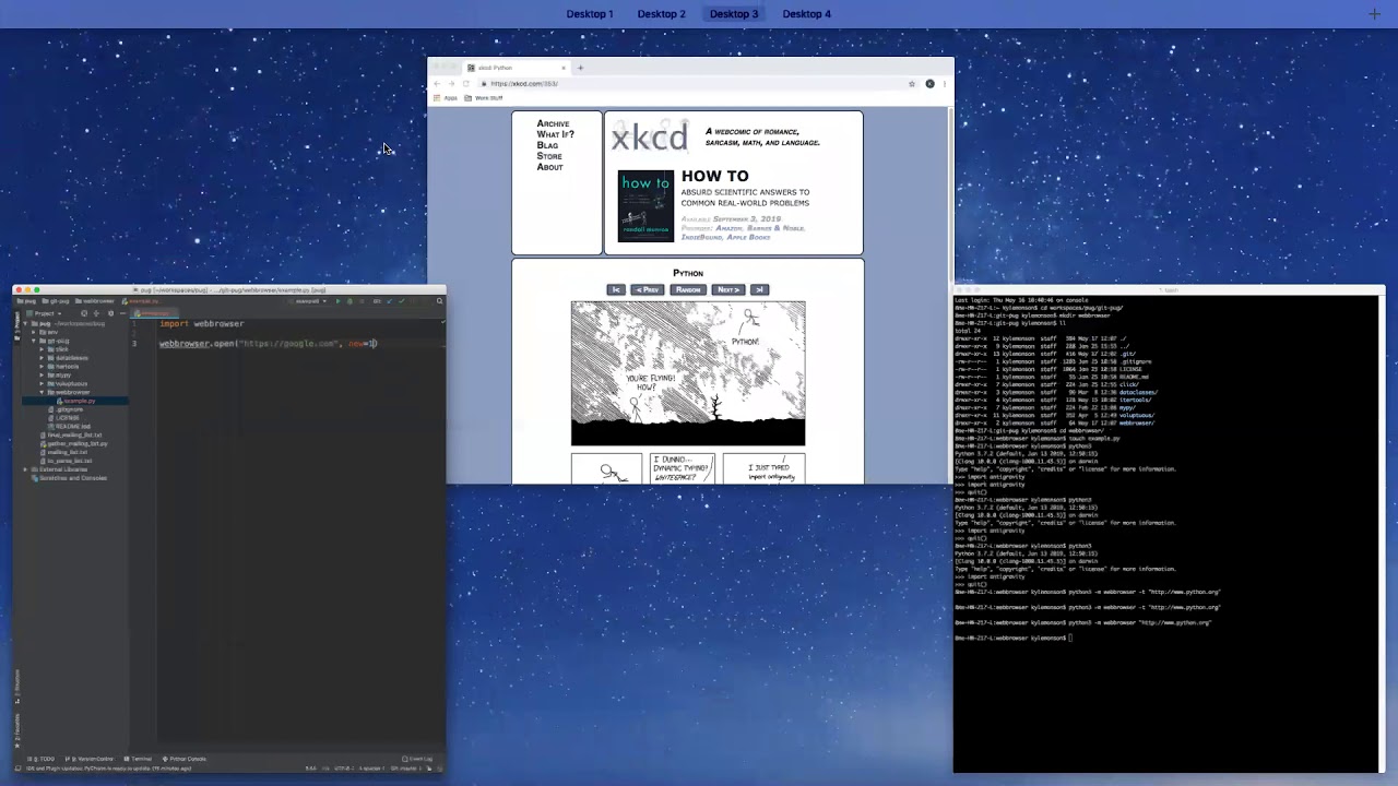 The Python Webbrowser Library May 17 2019 Youtube