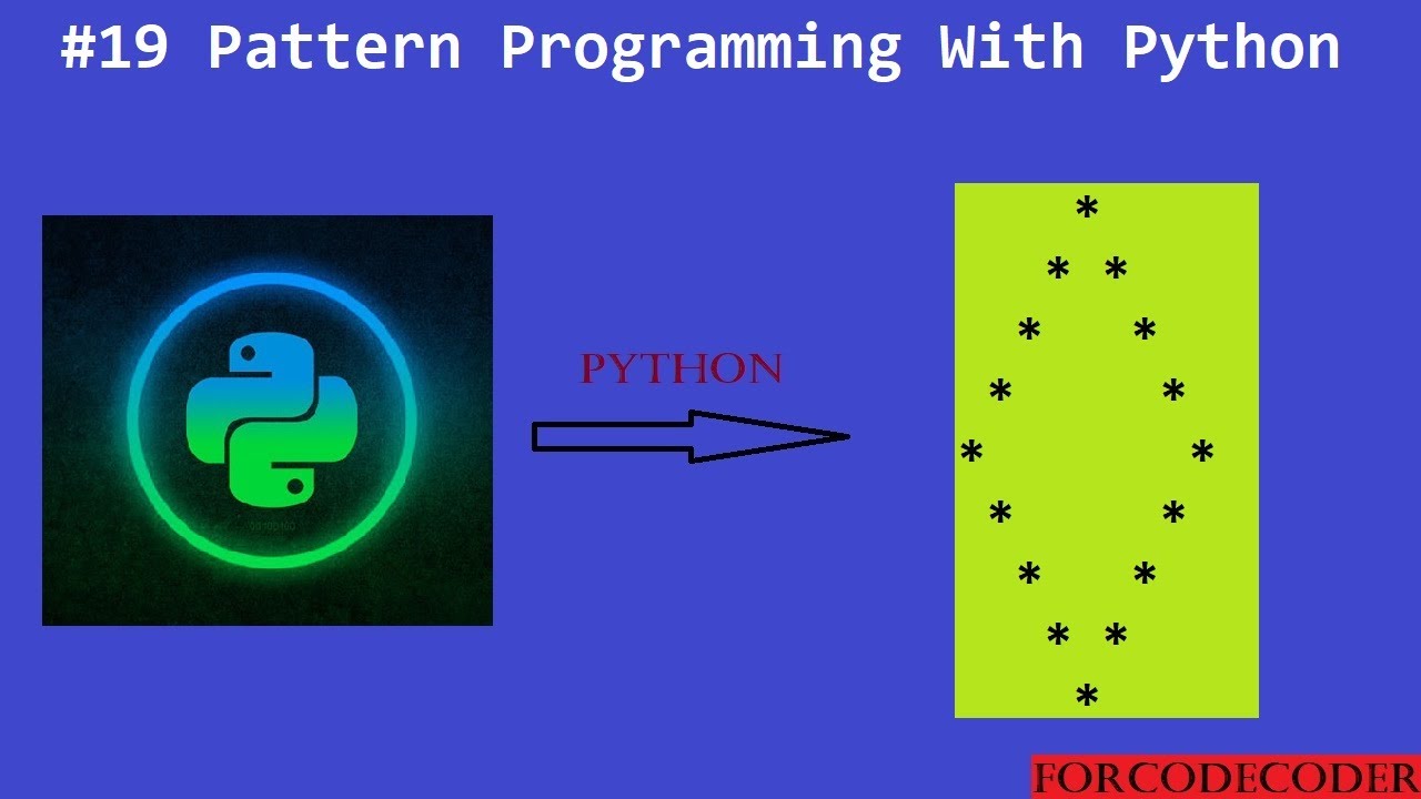 Python Pattern Printing Programs Pattern Programming With Python 19