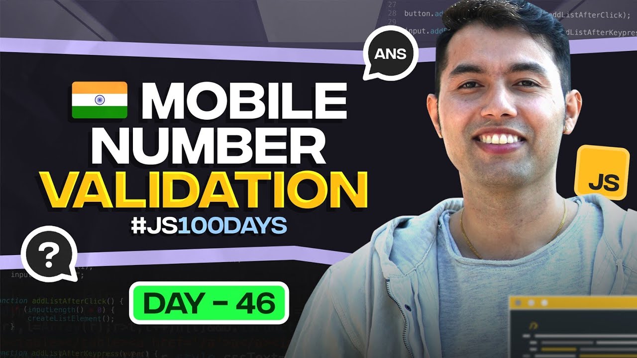 100 Days Of Javascript Coding Challenges Day 46 Youtube