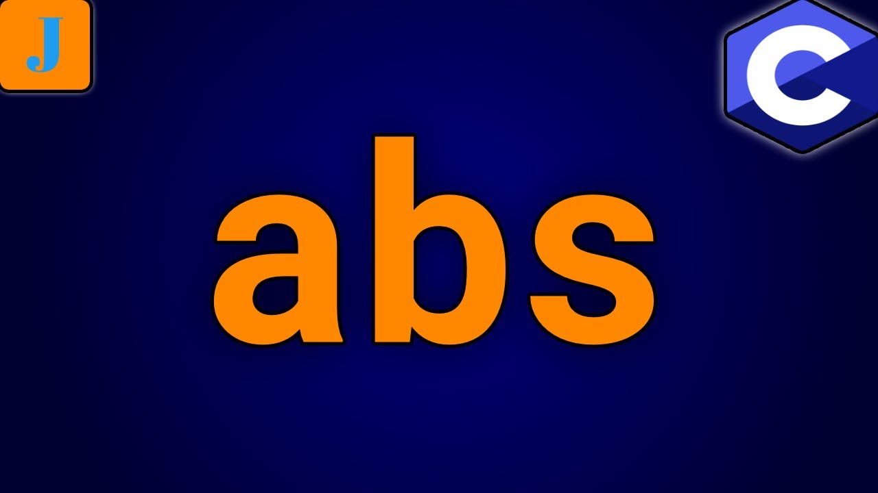 Absolute Value Function Abs C Programming Tutorial Youtube