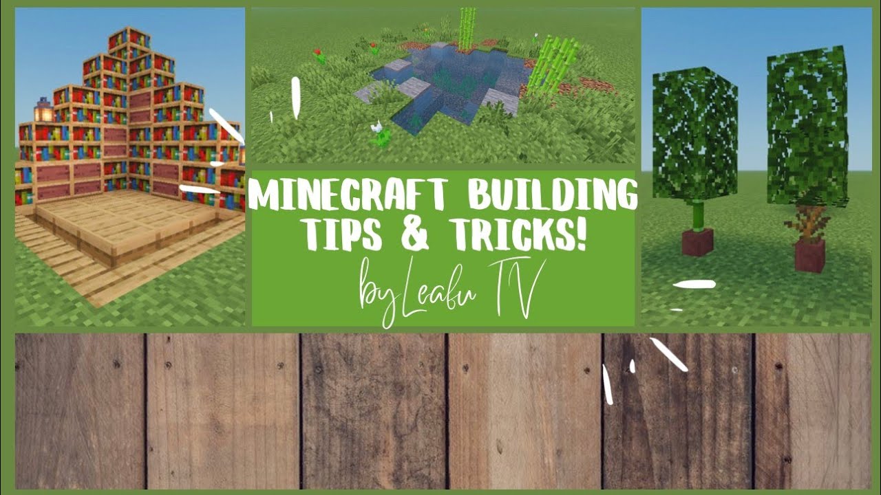 Minecraft Building Tips Tricks Youtube