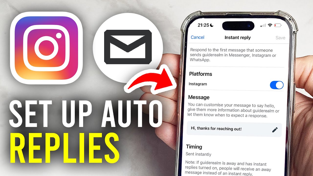 How To Set Up Auto Reply On Instagram Full Guide Youtube