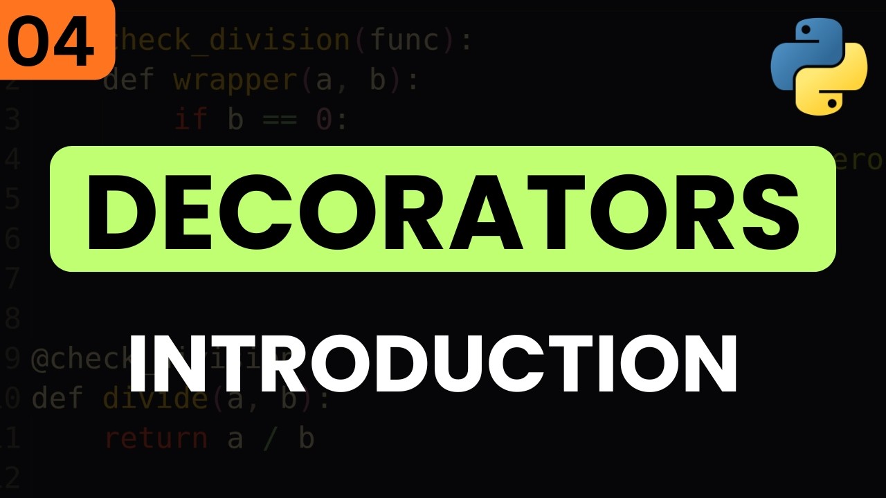 Python Tutorials Decorators Part 1 Introduction Functions