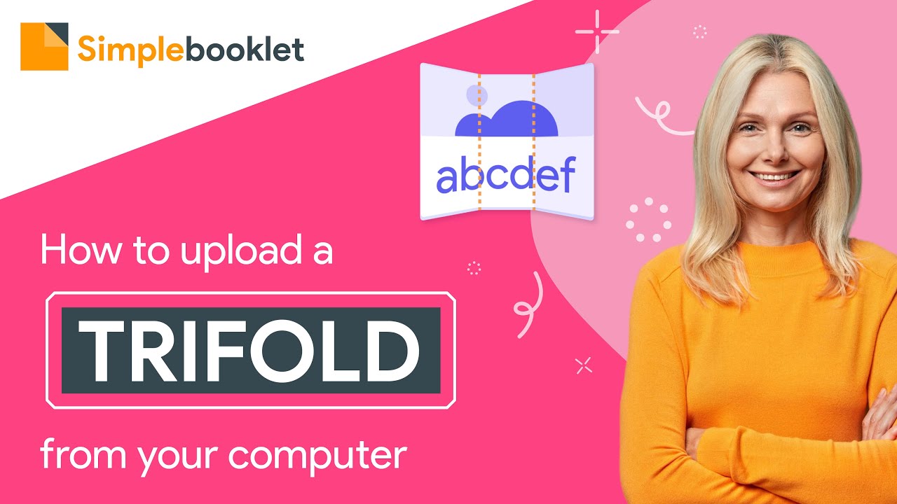 How To Upload A Trifold Brochure To Simplebooklet Youtube
