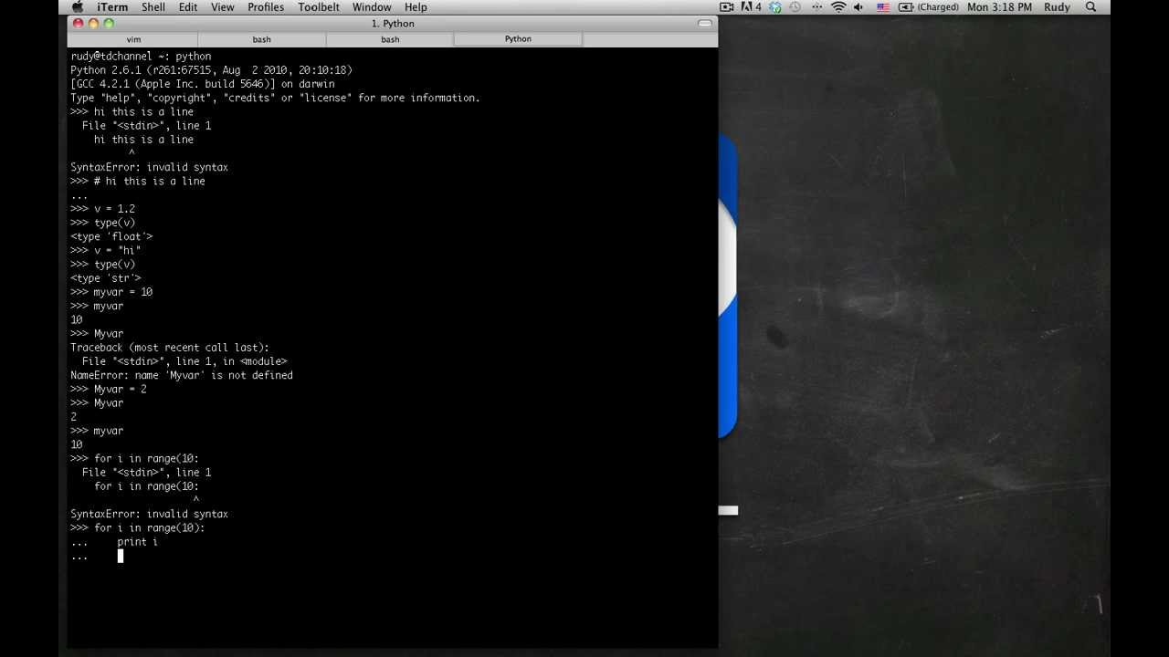 Python Programming Introduction Youtube